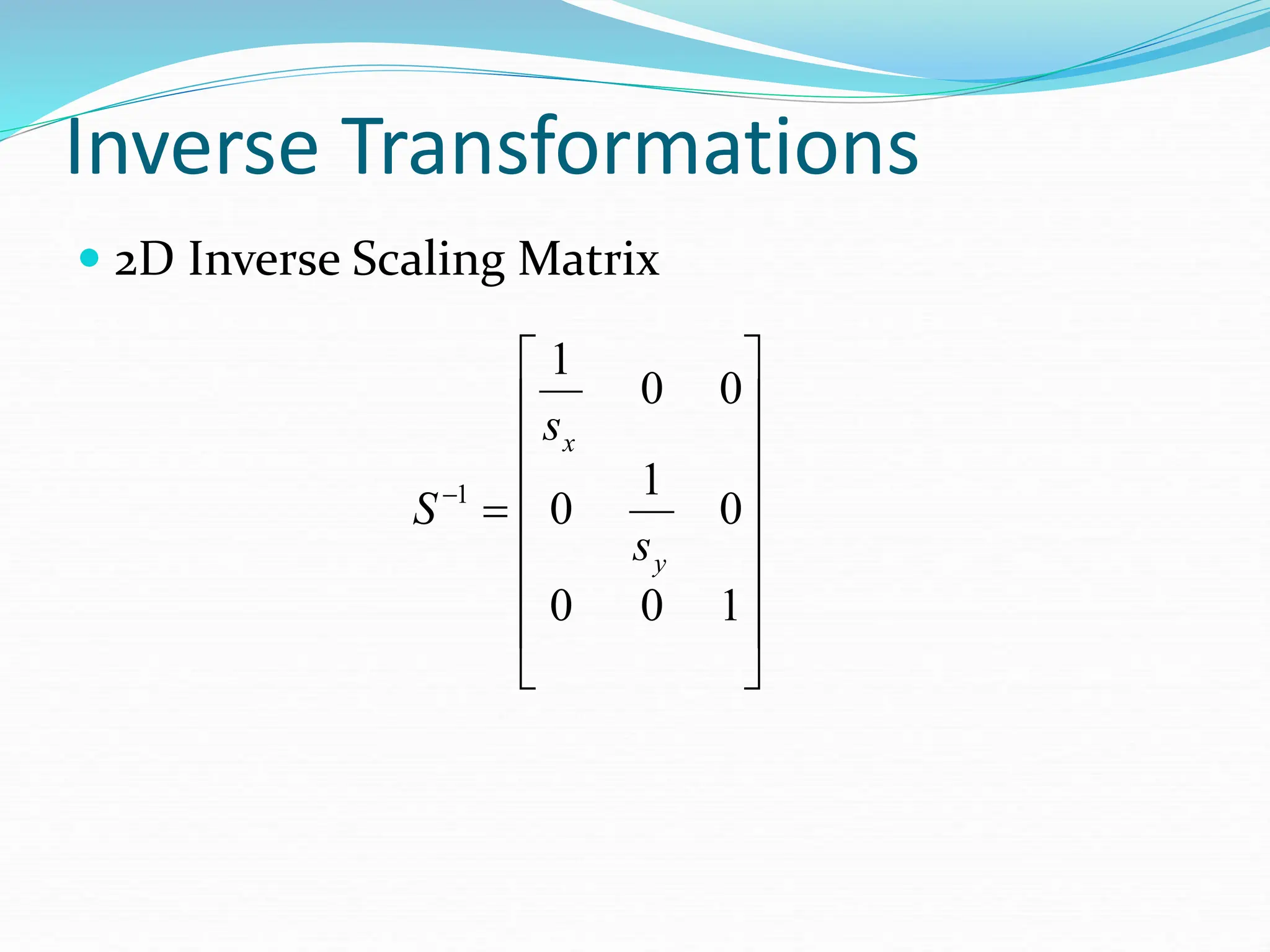 2dtransformatiomcomputer Graphics 2d Translation Rotation And Scaling Transformation And