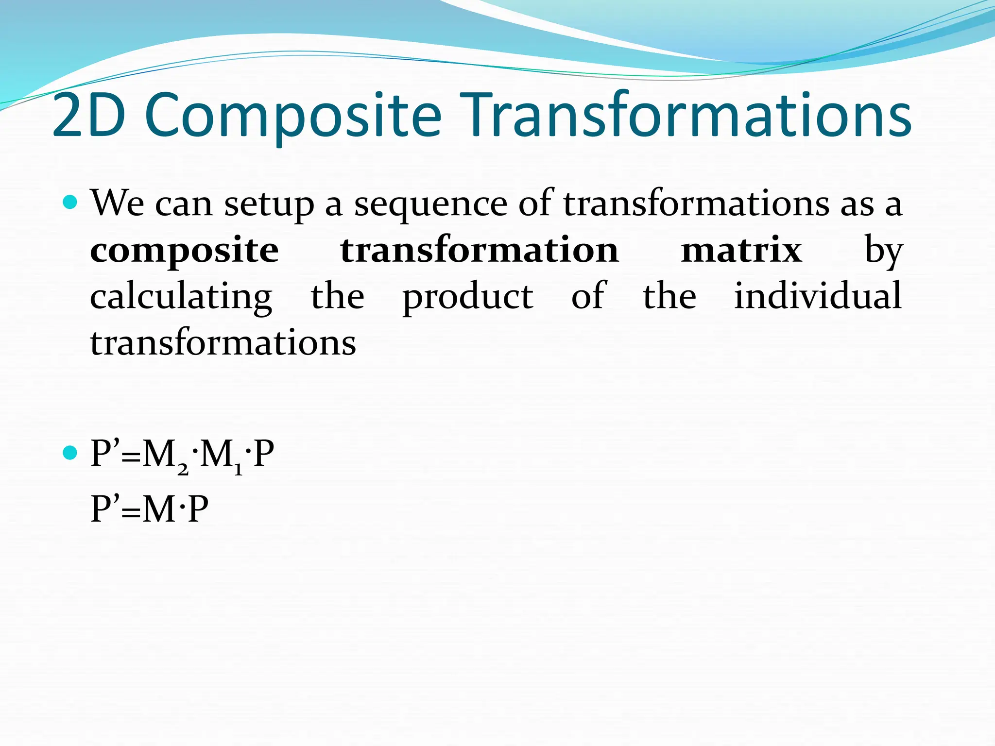 2D_transformatiomcomputer graphics 2d translation, rotation and scaling ...
