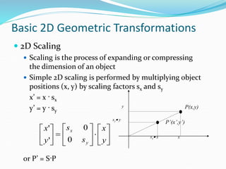 2D_transformatiomcomputer graphics 2d translation, rotation and scaling ...