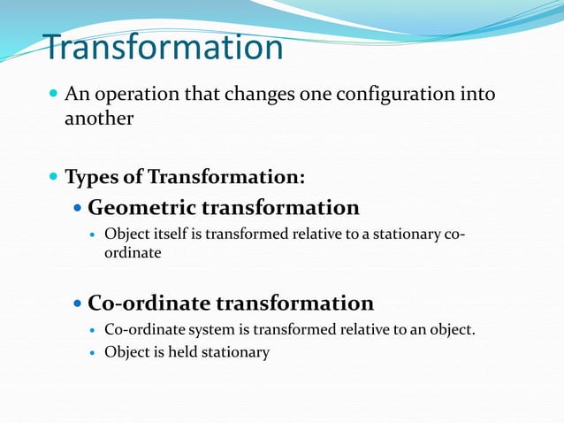 2dtransformatiomcomputer Graphics 2d Translation Rotation And Scaling