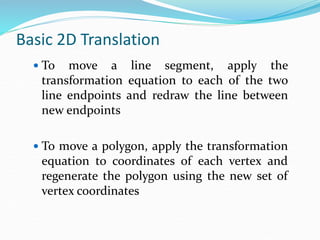 2D_transformatiomcomputer graphics 2d translation, rotation and scaling ...