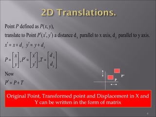 2 d transformation | PPT
