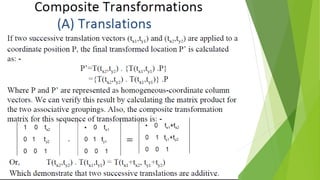 2D transformation (Computer Graphics) | PPT