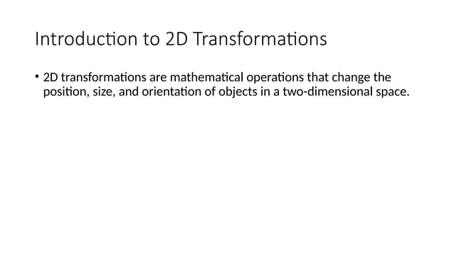 2D Transformation in Computer Graphics.pptx