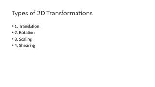 2D Transformation in Computer Graphics.pptx