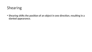 2D Transformation in Computer Graphics.pptx