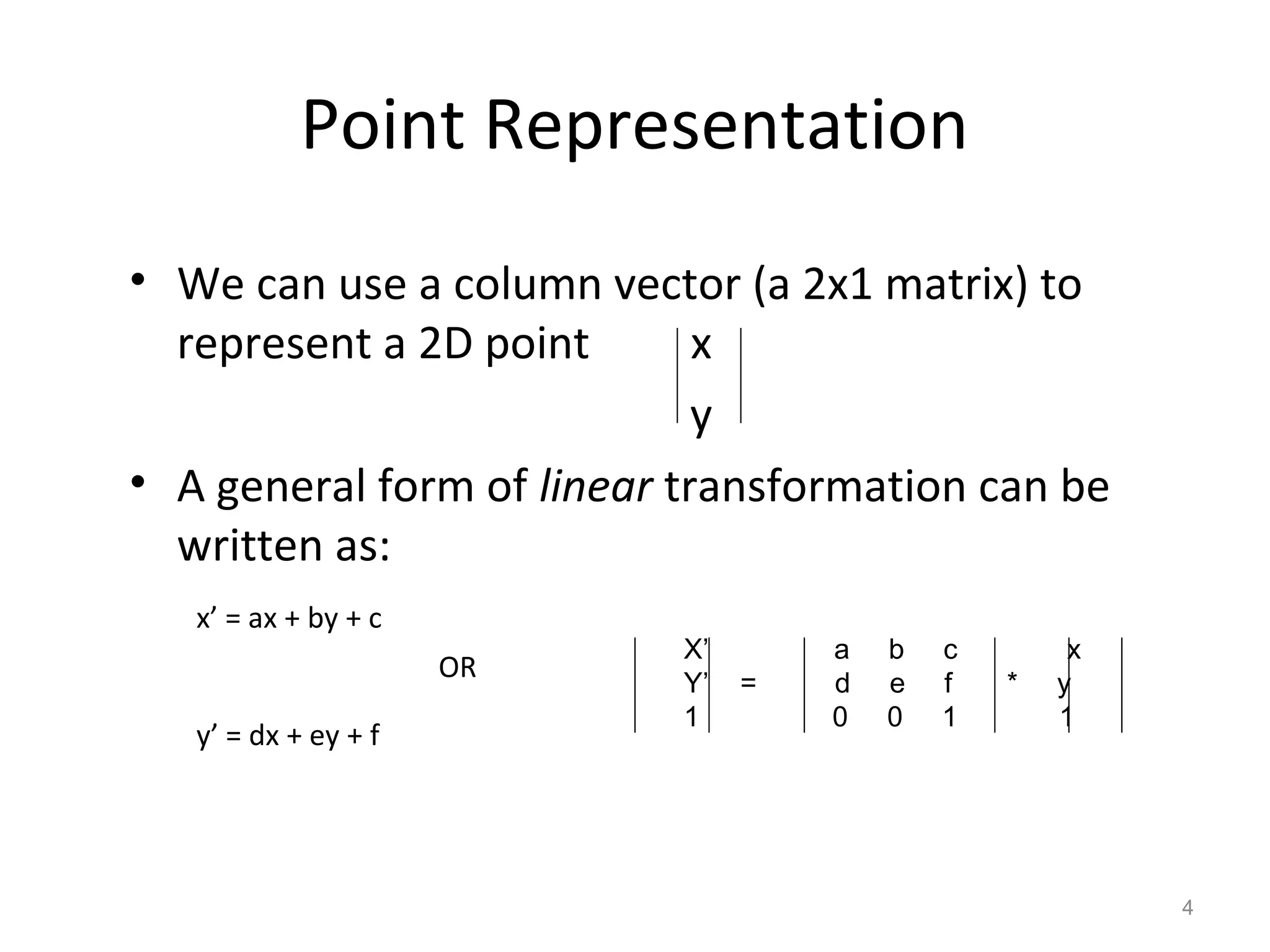2d transformations | PPT