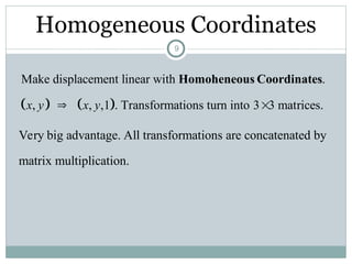 2D_Transformations in computer graphicsCG | PPT