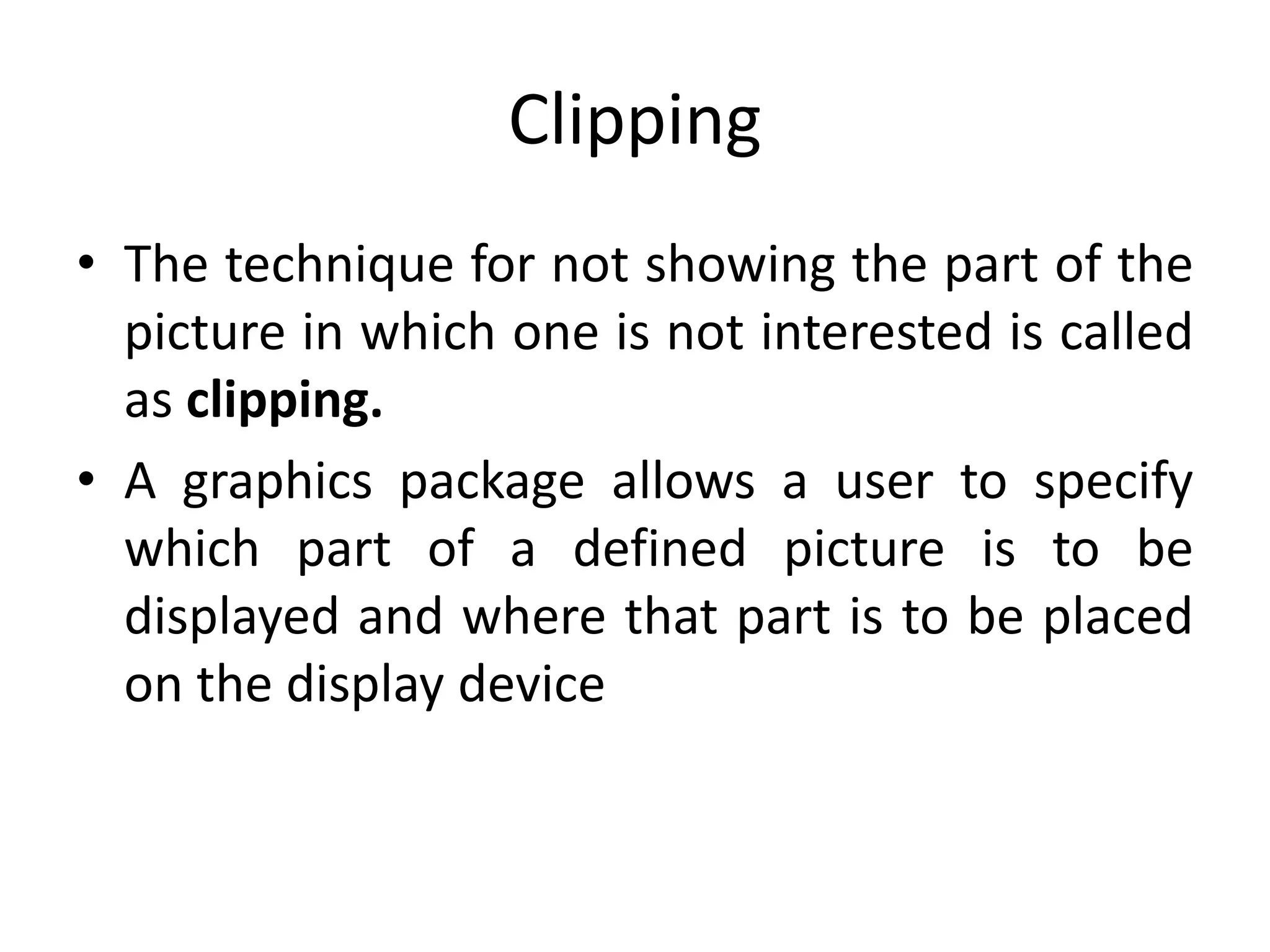 2 d viewing computer graphics | PPTX