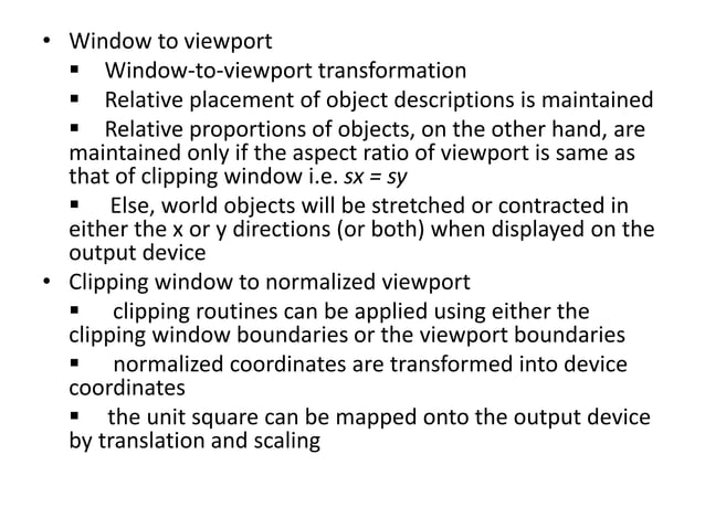 2 d viewing computer graphics | PPTX