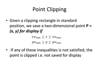 2 d viewing computer graphics | PPTX