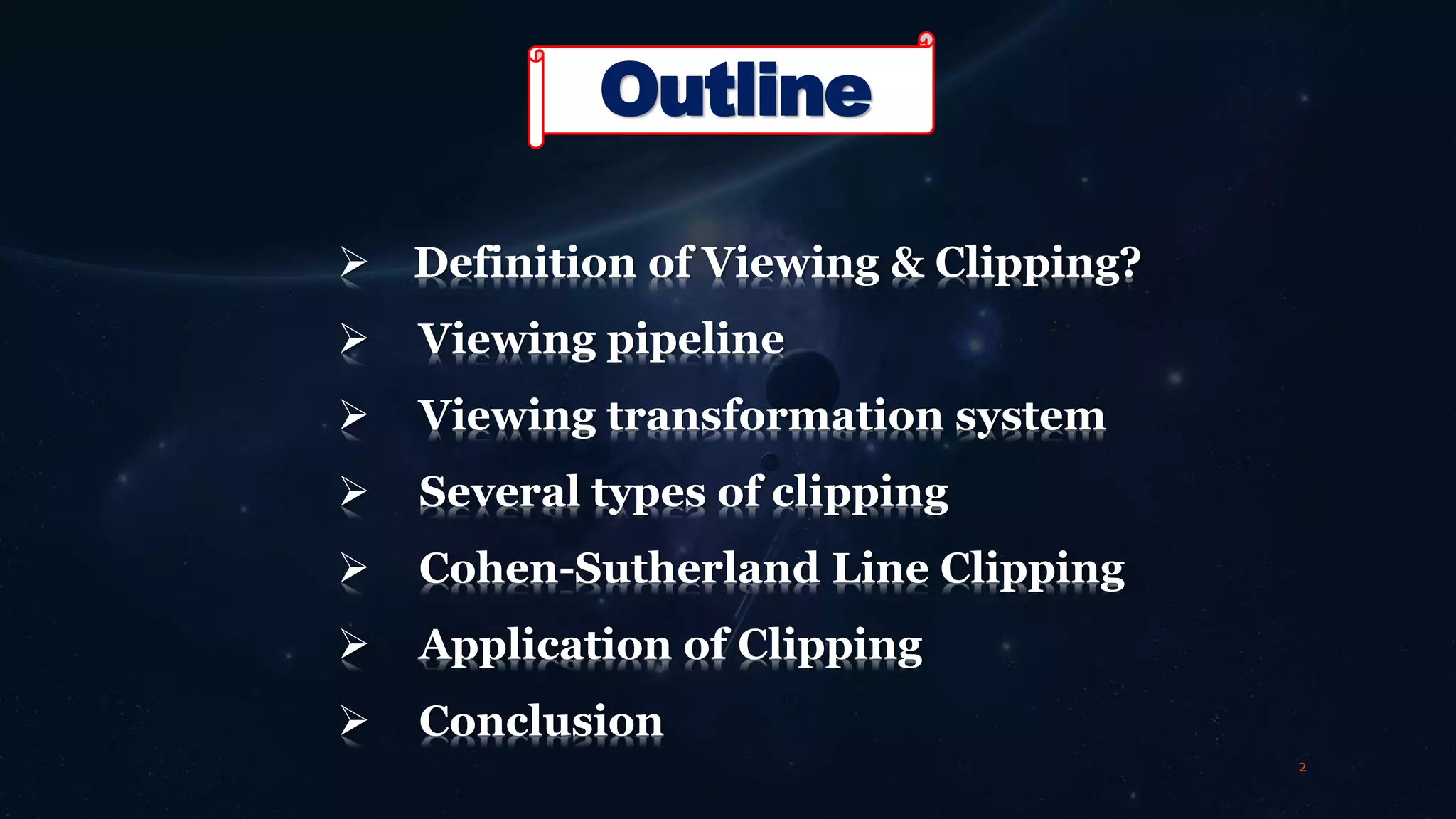 2D viewing & clipping | PPTX