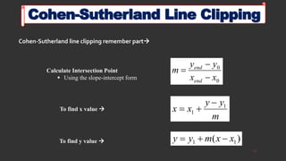 2D viewing & clipping | PPTX