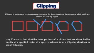 2D viewing & clipping | PPTX