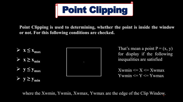2D viewing & clipping | PPTX | 3-D Graphics | Computer Software and ...