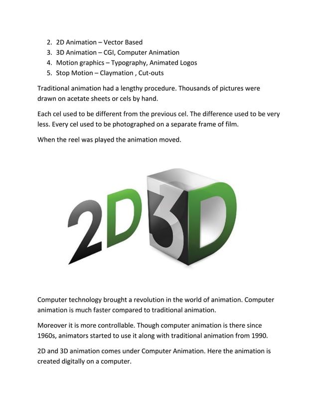 2D & 3D ANIMATION | PDF | Computer Animation | Computer Software and ...