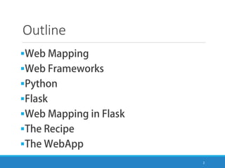 2d web mapping with flask | PDF