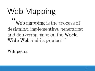 2d web mapping with flask | PDF