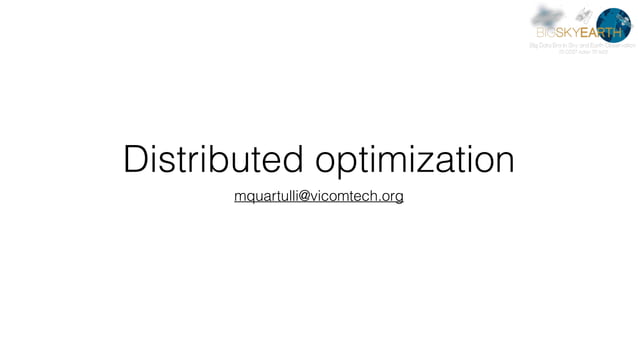08 distributed optimization | PPT