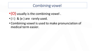 Medical terminology word parts and building terms.pptx