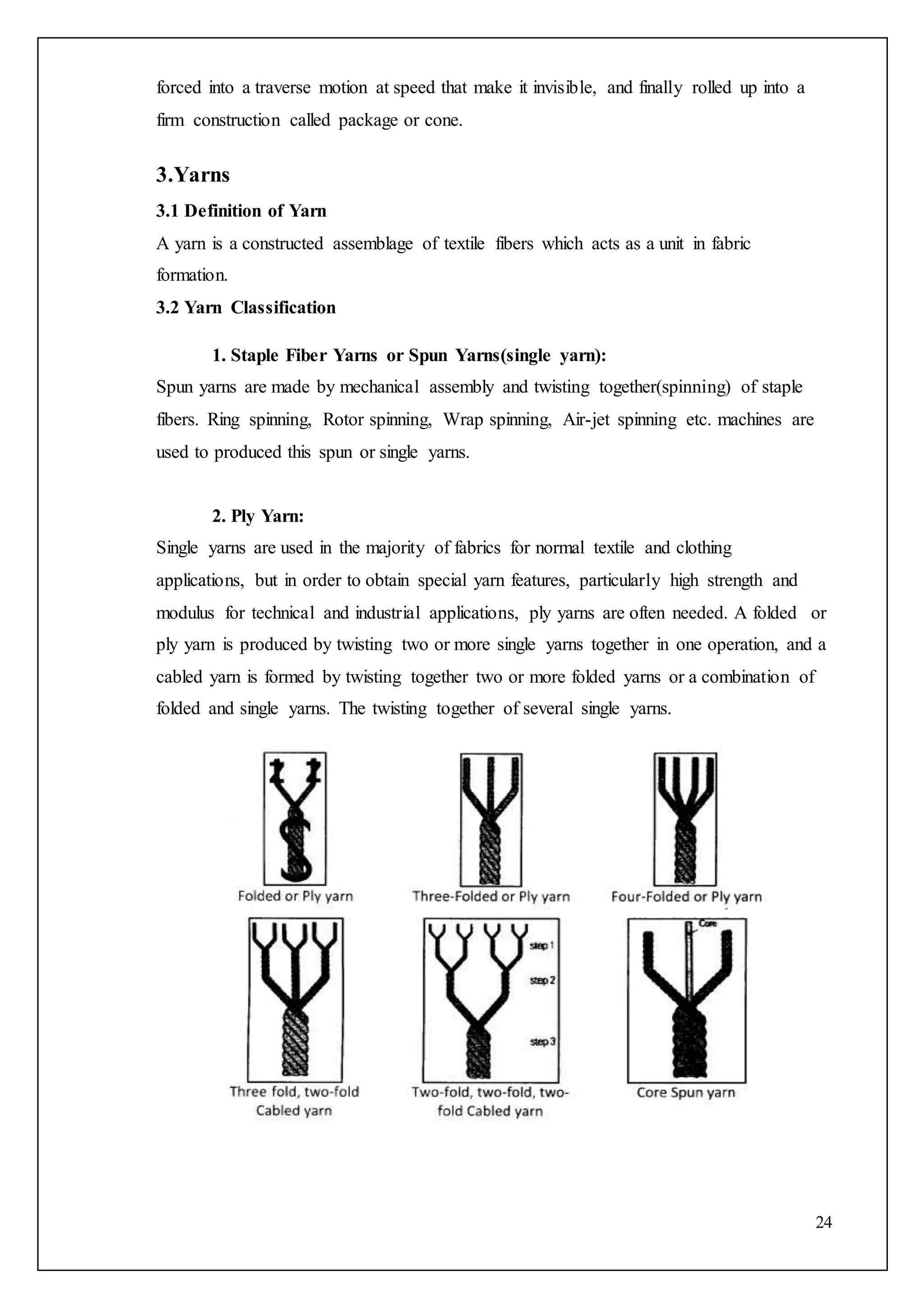 Cotton Yarn Manufacturing Process (1) | DOCX