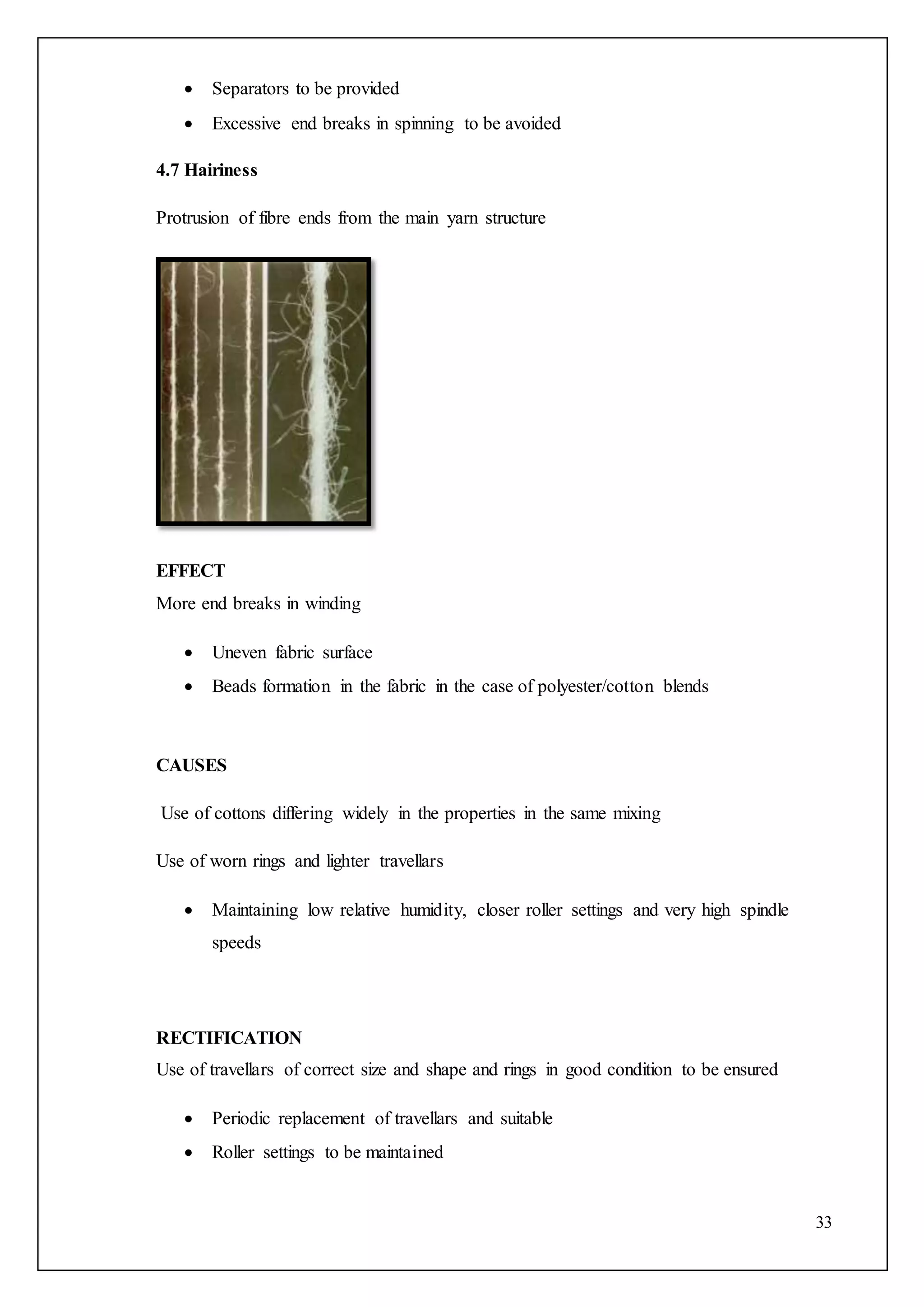 Cotton Yarn Manufacturing Process (1) | DOCX