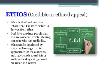 Aristotle’s Three Ways to Persuade | PPTX