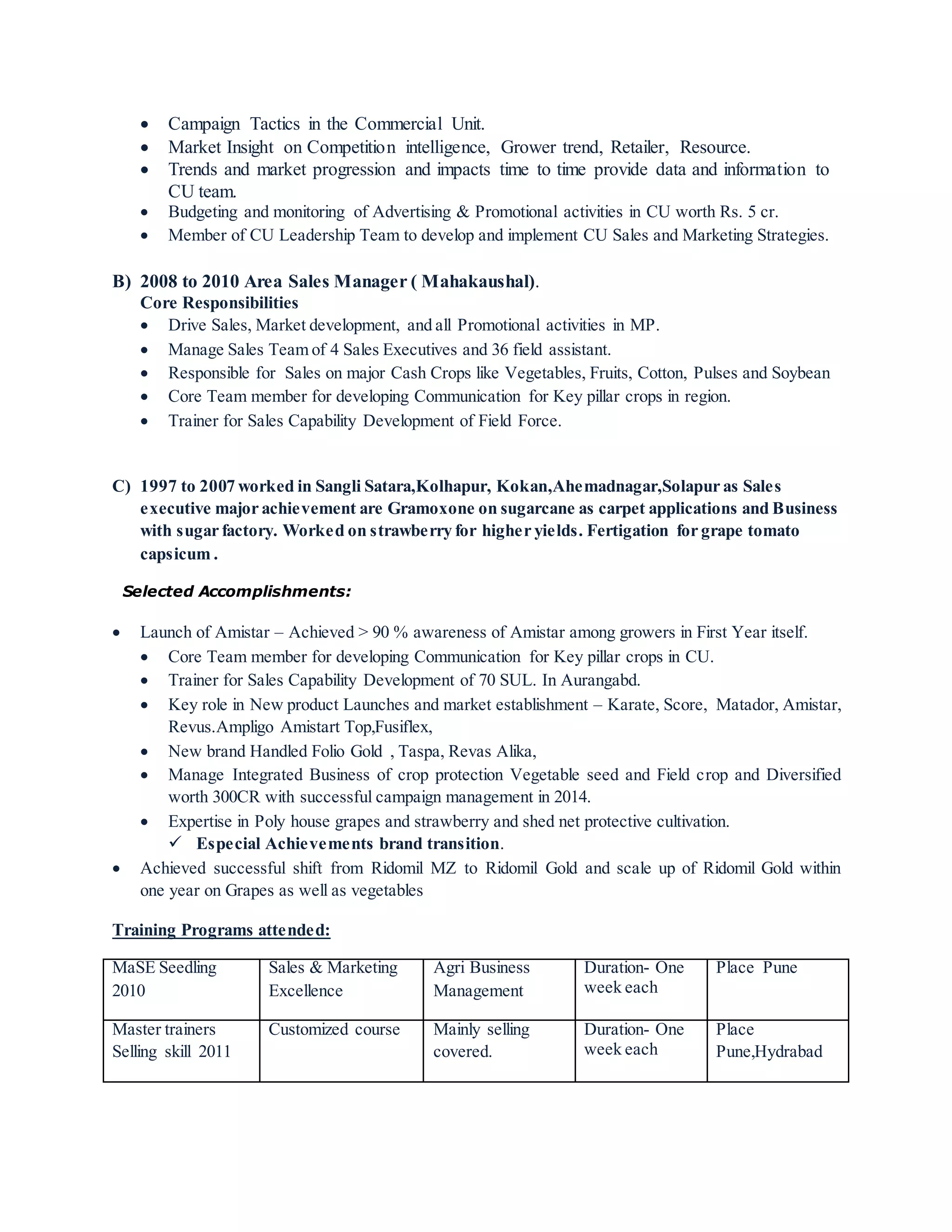 Mukesh Shukla CV | DOCX