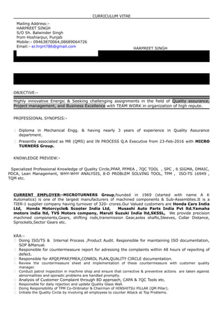 Harpreet Singh-Resume-QA | DOC