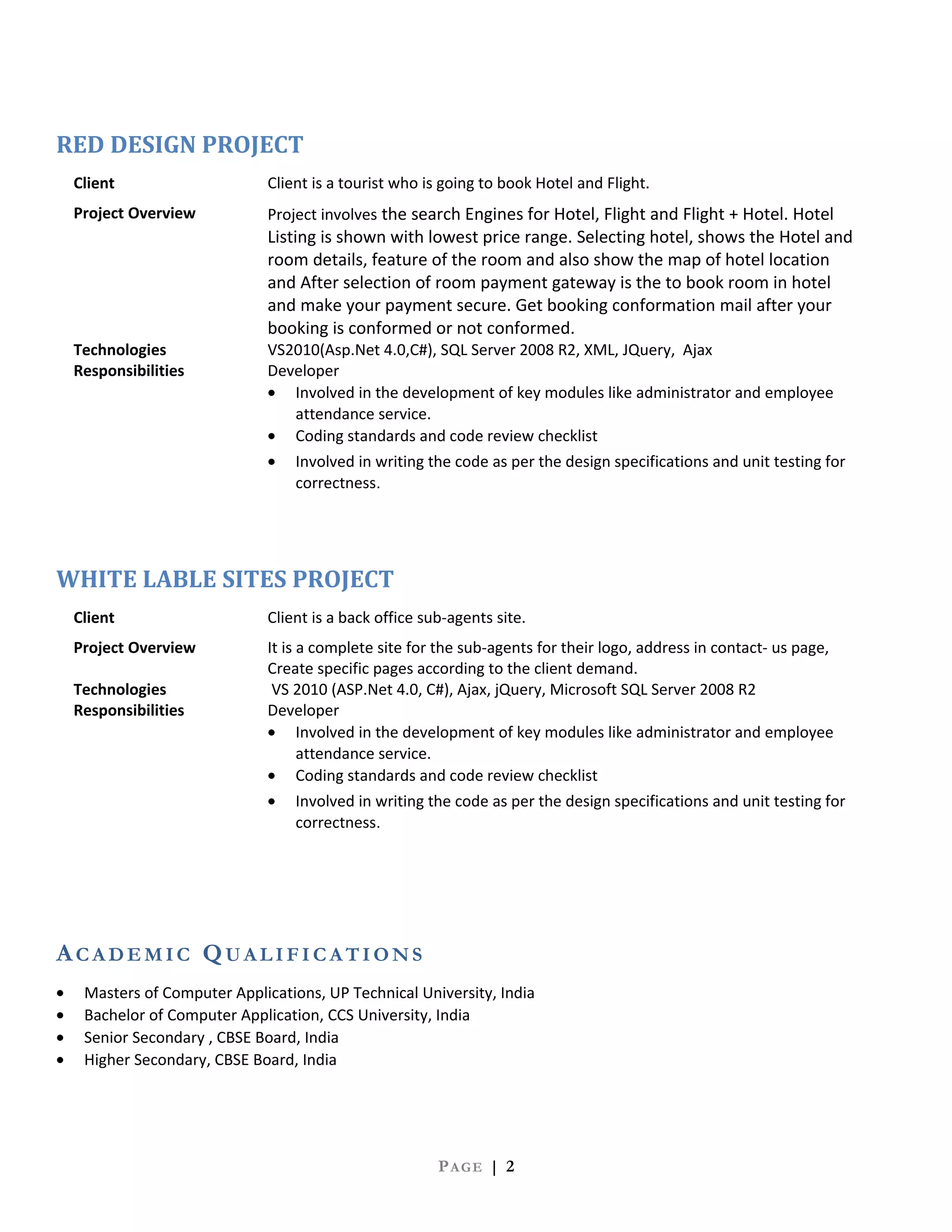 VivekSingh Cv for .Net