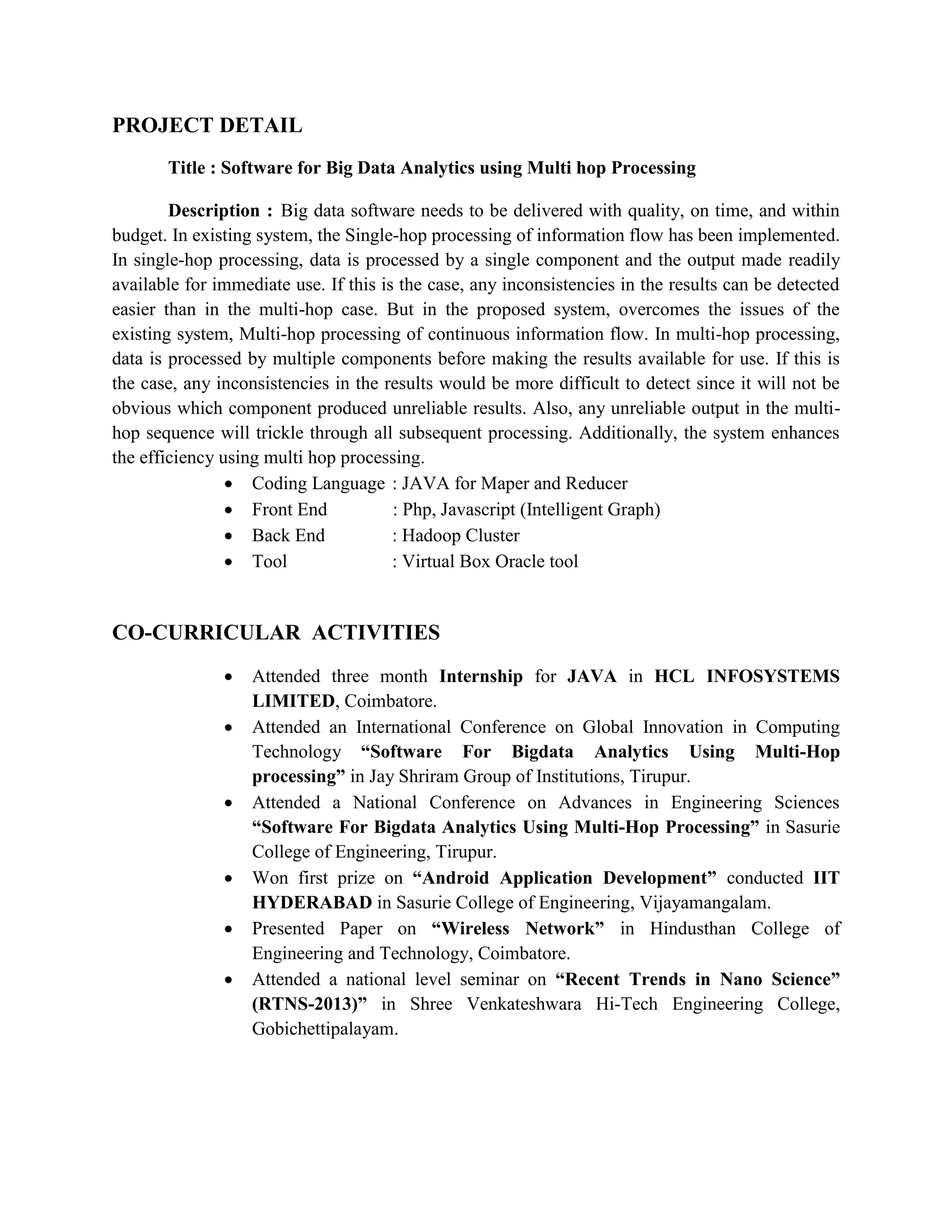 Ramesh@Resume | PDF | Programming Languages | Computing