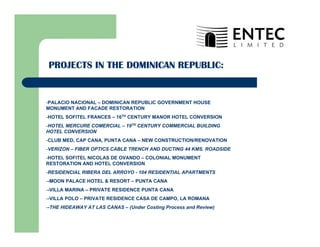 PROJECT OVERVIEW ENTEC | PPT