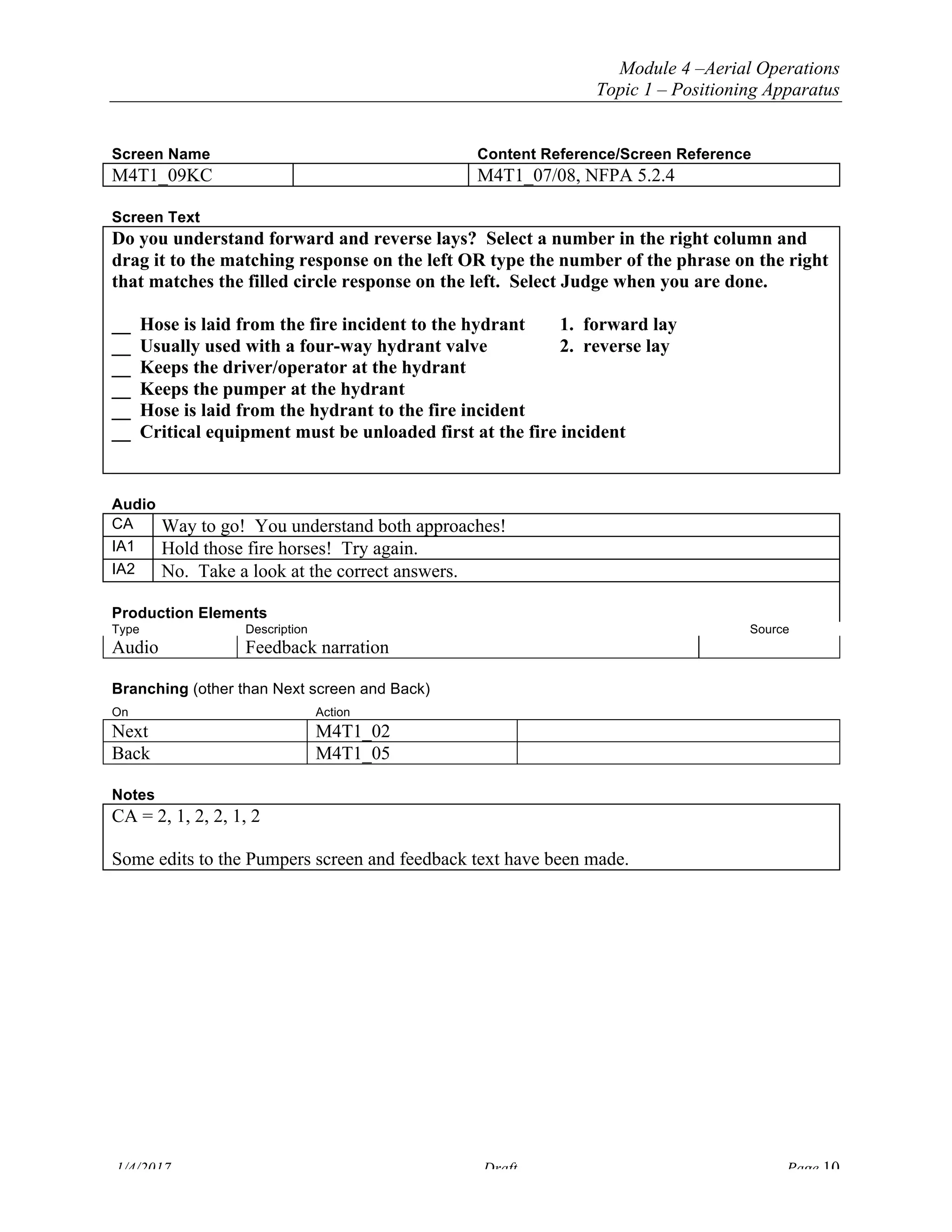 Fire Officer Training_Aerial Positioning | PDF