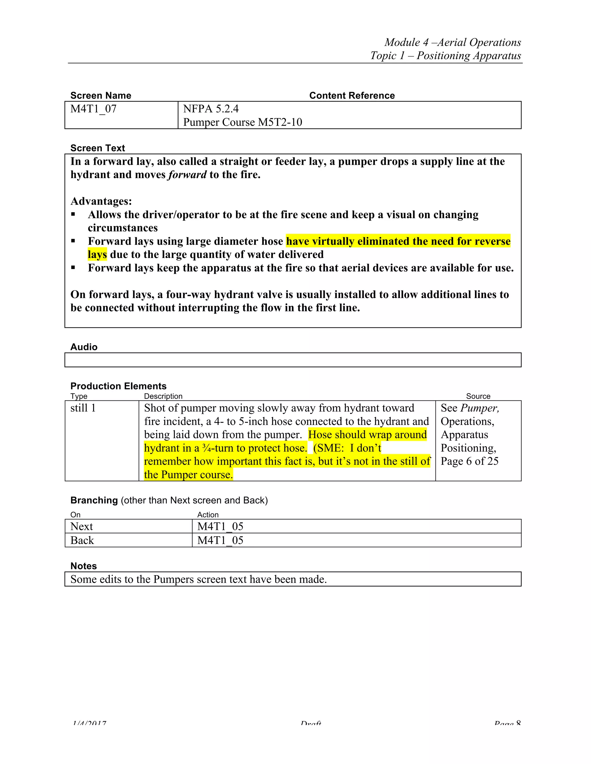Fire Officer Training_Aerial Positioning | PDF