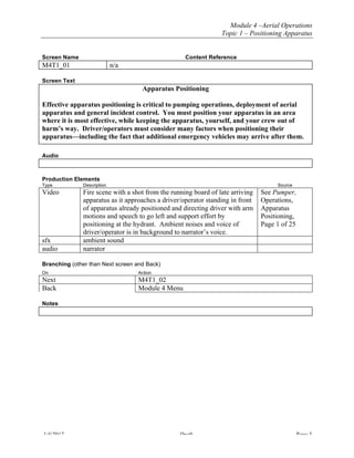 Fire Officer Training_Aerial Positioning | PDF