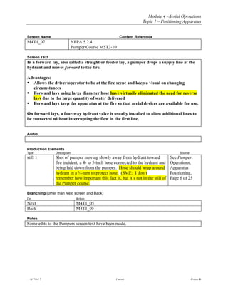 Fire Officer Training_Aerial Positioning | PDF