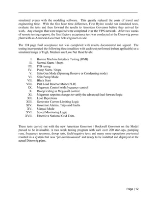 Improved Governor Response at the Dinorwig Power Plant | PDF
