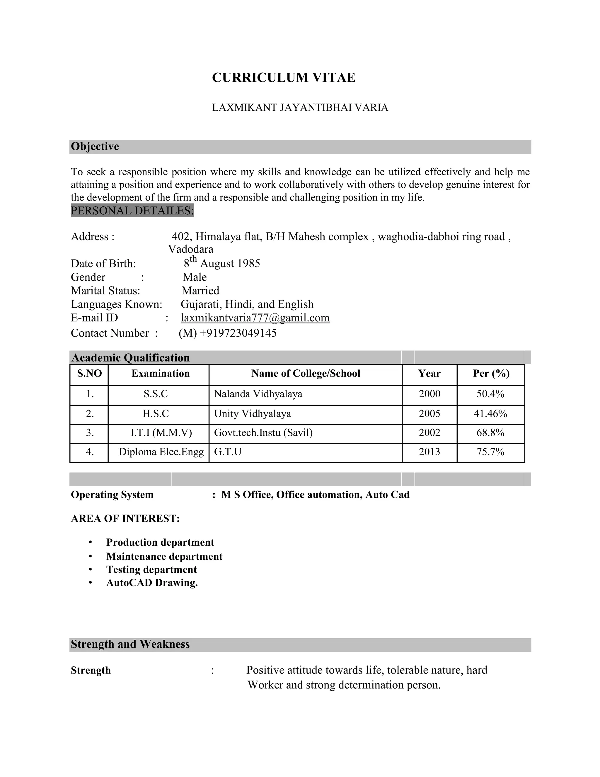 laxmikant_resume | PDF