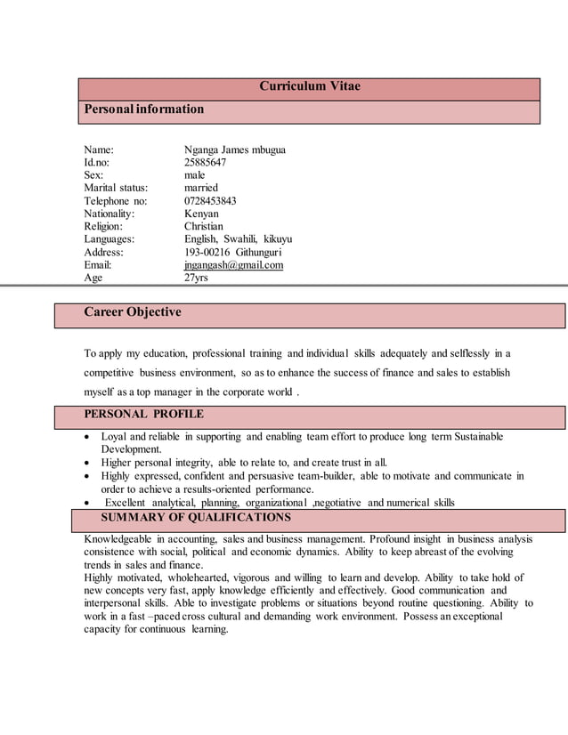 current cv 2015 | PDF
