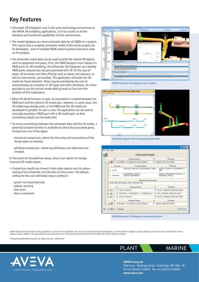 AVEVA-Schematic-3D-Integrator | PDF | Graphics Software | Computer Software and Applications