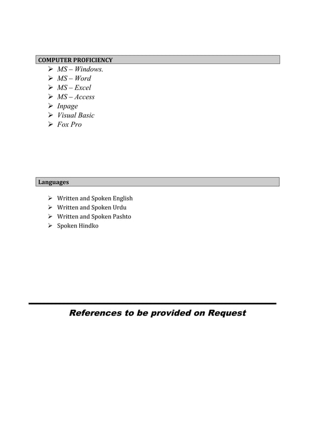 Muhammad Ateeq CV | PDF