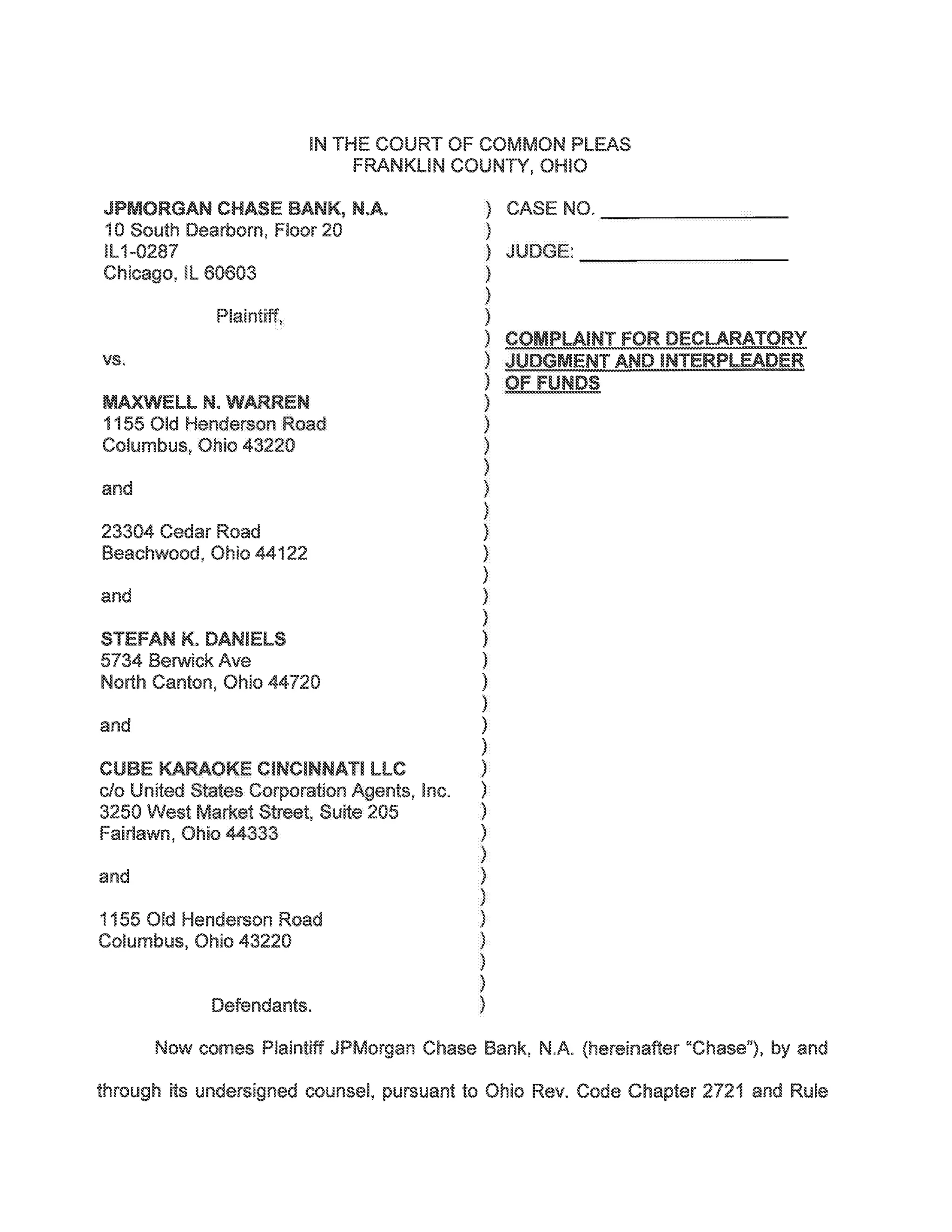 Chase Lawsuit | PDF