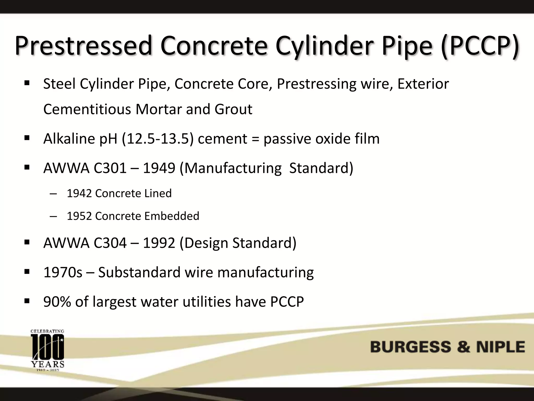 2012 OAWWA NON-DESTRUCTIVE TESTING PCCP | PPTX