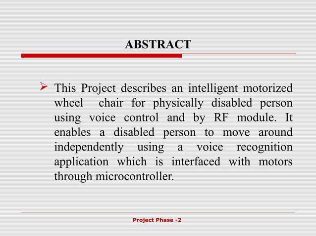 PROJECT PHASE 2 | PPT