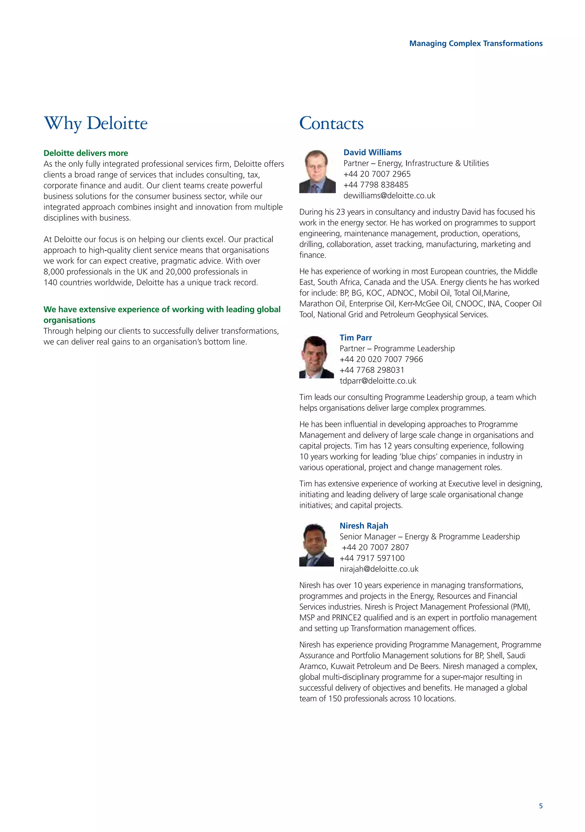 Managing Complex Transformations | PDF