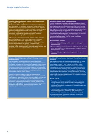 Managing Complex Transformations | PDF