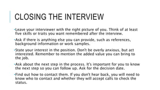 Resume & Interview TRAINING | PPTX