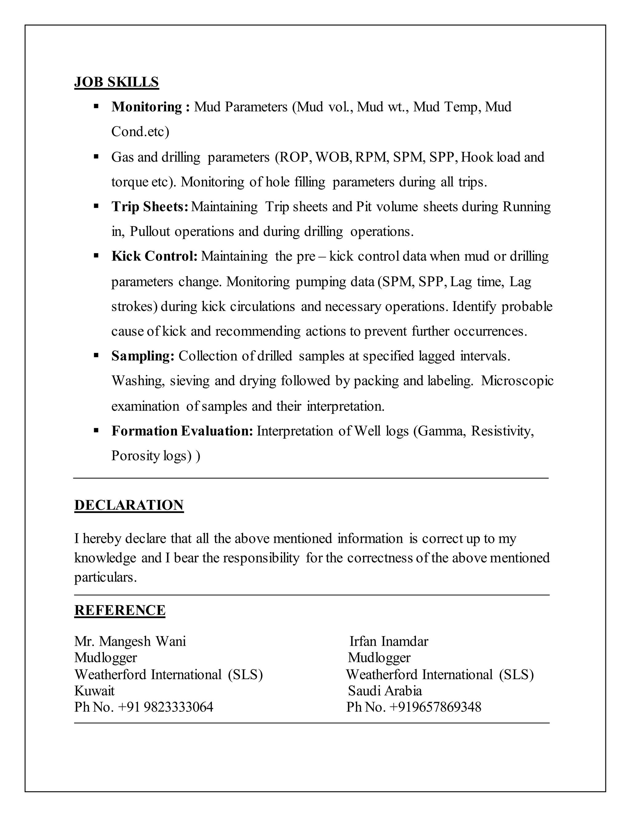 Pankaj More (RESUME) | DOCX