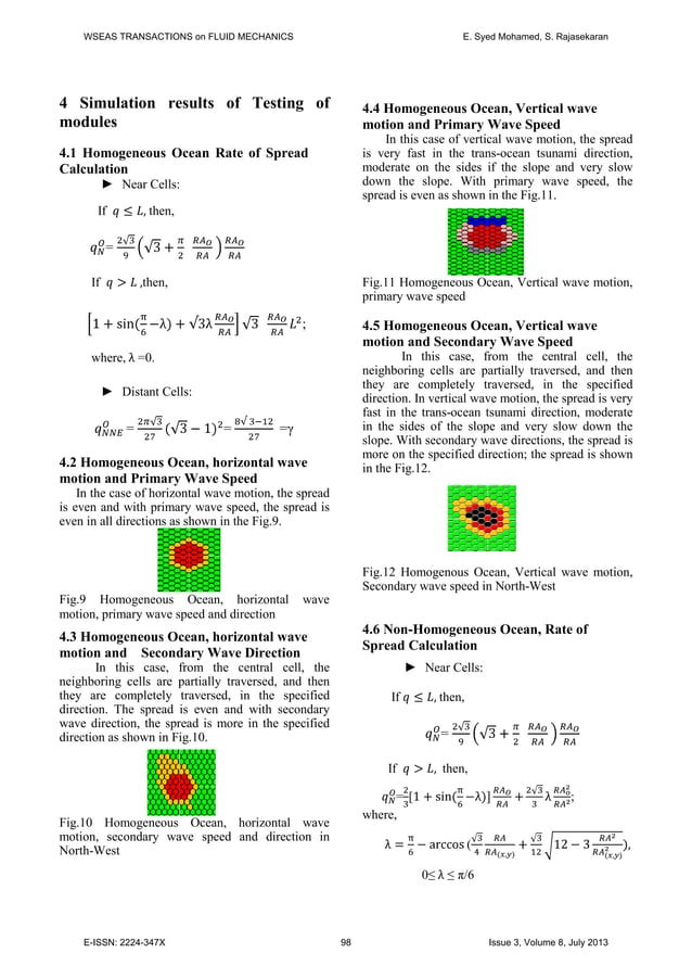 Tsunami Wave Simulation Models Based On Hexagonal Cellular Automata Pdf