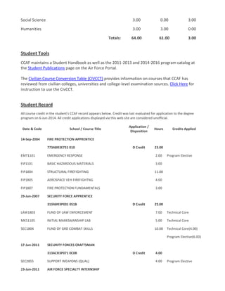 CCAF Criminal Justice Web Progress Report | PDF | College Education ...